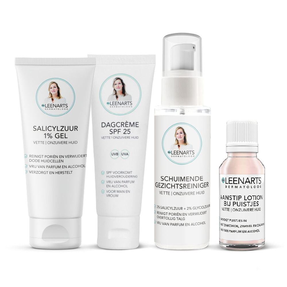 Vette | onzuivere huid-set | Drs Leenarts | Dermatoloog
